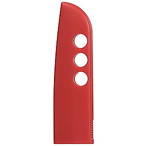 Fuji Cutlery Kent FK-403 Fruit Knife with Saya, Red, 3.9 inches (100 mm), Made in Japan, Stainless Steel Knife, Double-edged, Peeling Fruits, Cutting Fruit