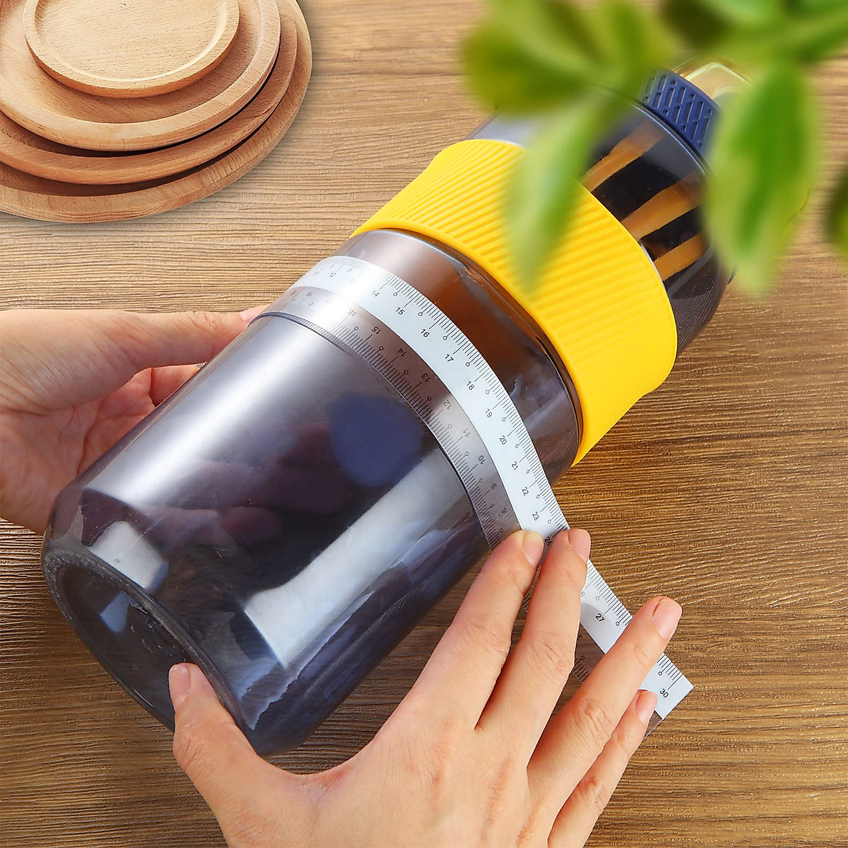 Aconnet 36 Pack Clear Flexible Ruler 12 Inch Plastic Ruler Shatter Resistant Straight Ruler Bendable Flexible Clear Ruler with Inches and Centimeters for Student Teacher School Office and Home Use