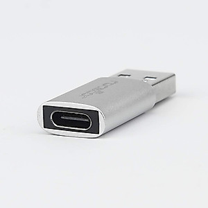 Rocstor USB Data Transfer Adapter - Type C Female USB - Type A Male USB - White Male Adapter White