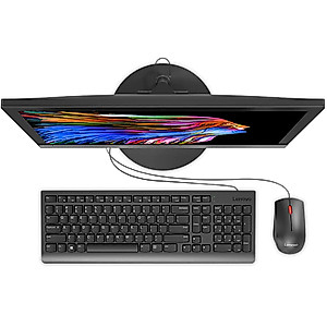 Lenovo IdeaCentre A340 23.8" FHD Business Touchscreen All-in-One AIO Desktop Computer, Intel 4-Core i3-9100T (Beats i5-7400t), 4GB DDR4, 128GB PCIe SSD, Windows 10 Pro, BROAGE 64GB Stylus Flash Drive