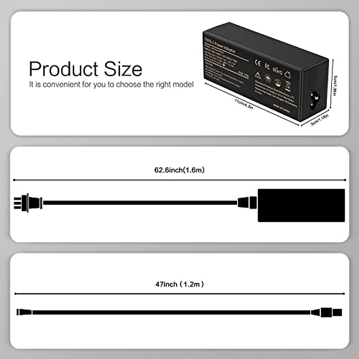 Chromebook Charger, 45W 65W Type C USB C Laptop Charger Universal USB C Charger for HP Chromebook Charger Replacement, Dell, Google Chromebook Charger, Lenovo, Acer, Samsung USB Type-C Fast Charging
