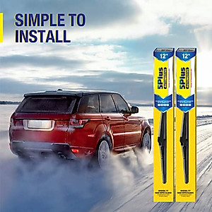 12" Rear Wiper Blades Replacement For TOYOTA RAV4 2022-2019,2012-2001, Highlander 2019-2001,Land Cruiser 2019-2013,2011-2008, Yaris 2019,11-06 Venza 14-09, BACK Windshield Wiper Blades-(12-A)