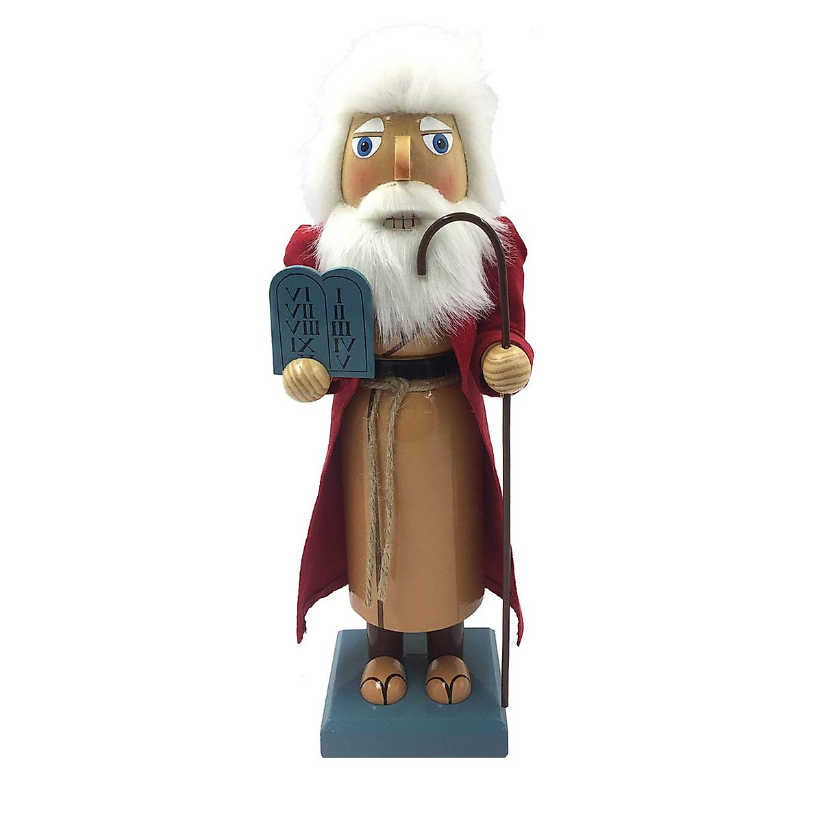 Santa's Workshop 14" Moses Nutcracker, RED