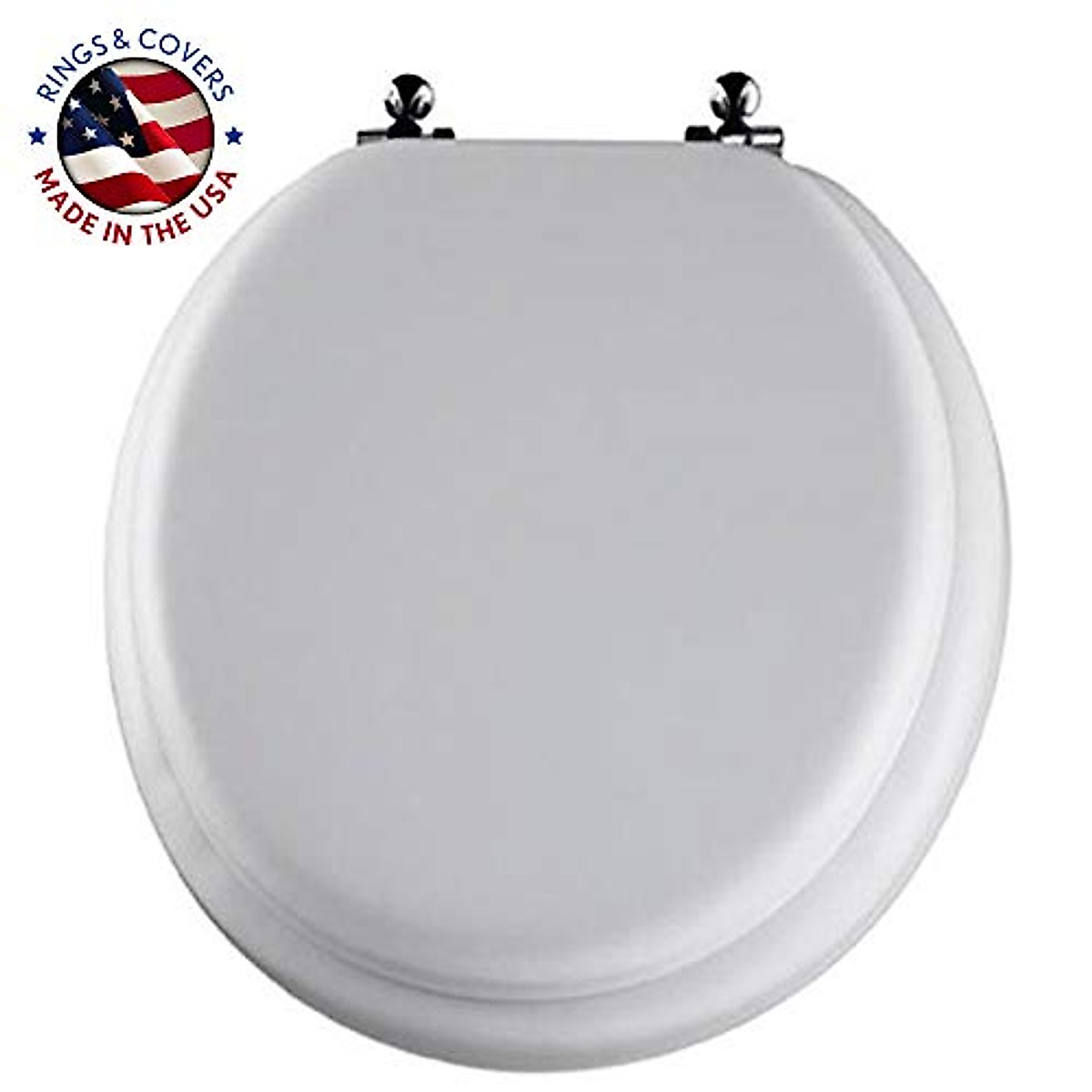 Mayfair 13CP 000 Soft Toilet Seat, 1 Pack Round, White