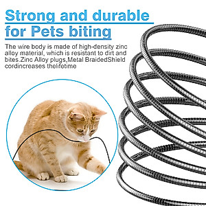 Metal Braided iPhone Charger Cable 6.6Ft/2M Long Lightning Cable Apple MFi Certified Fast Charging iPhone USB Cord iPhone Syncing Data Cable chew Proof for iPhone 13/12/11/X/Max/8/7/Plus/ipad-2 Pack