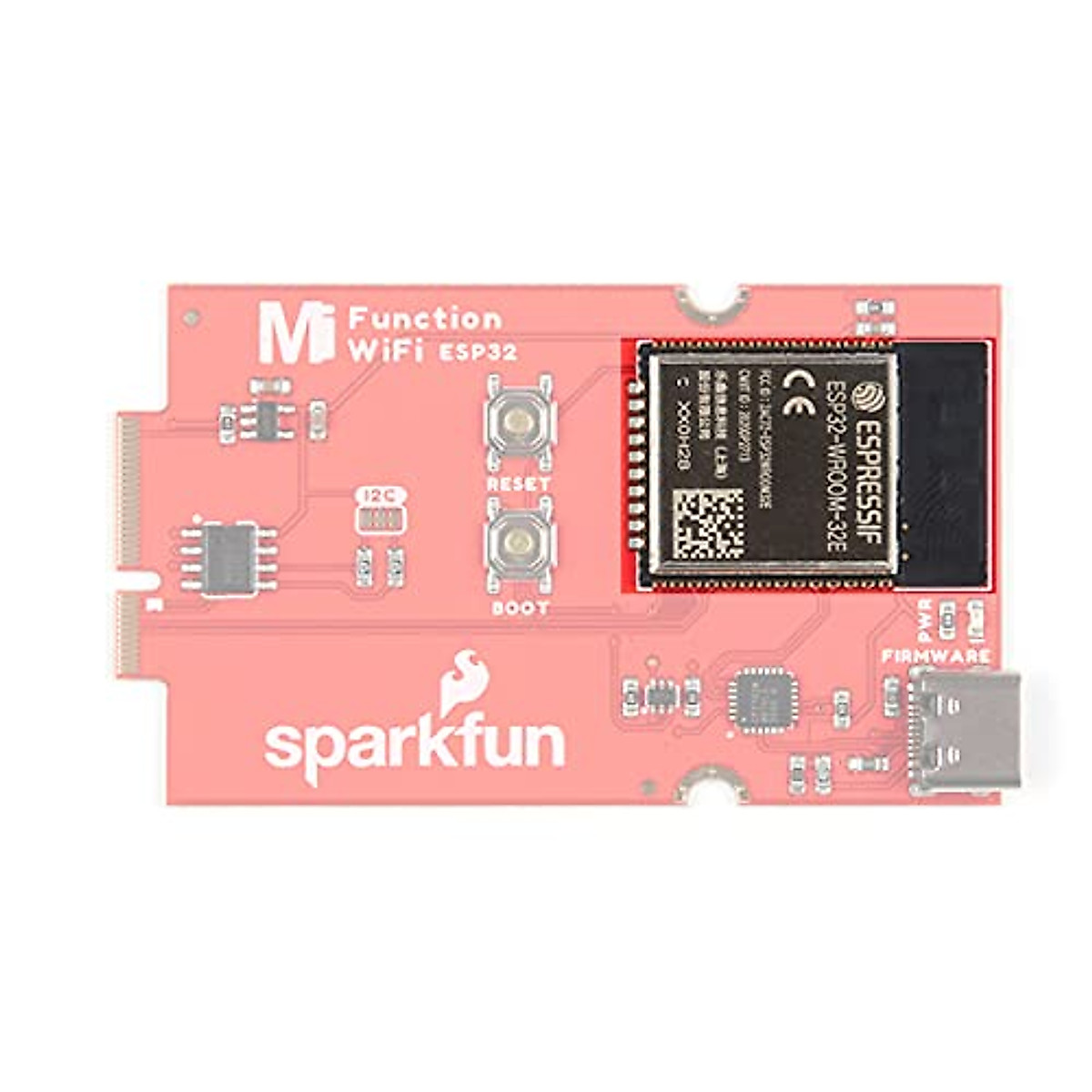 SparkFun MicroMod WiFi Function Board - ESP32 - Add Wireless Options to MicroMod Processor Boards - ESP32_WROOM Module w/at Command firmware Combine w/MicroMod Processor & Main Boards