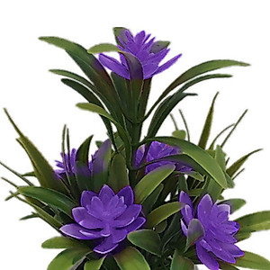 Gilroy Artificial Fake Lotus,Flower Potted Plant Desktop Ornaments for Wedding Party Garden Home Decor Pink