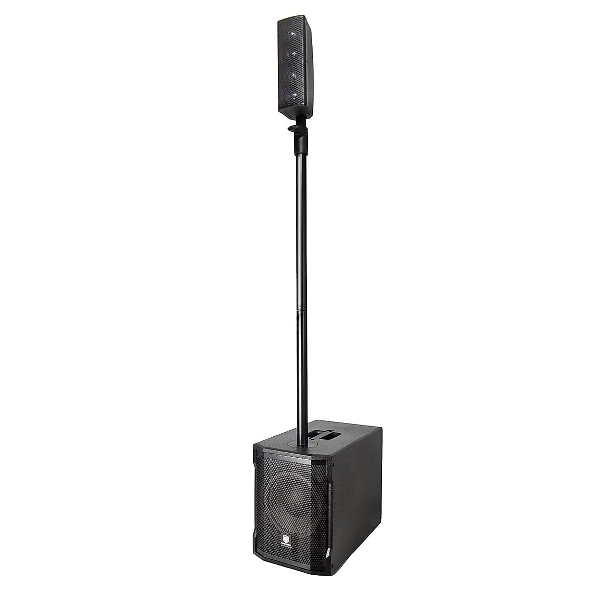 PRORECK CLUB 2000 10-inch 1000W Powered PA Loud Speaker System Combo Set With DSP, TWS Bluetooth, Column Array Speaker And 10 inch Subwoofer for meeting, speeches, churches, performances, DJ Gig, Live
