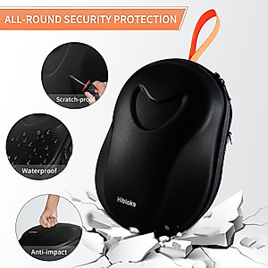 RCGEEK HiBloks Carrying Case for Meta Quest 3 Accessories, Hard Travel Case for Oculus Quest 3 All-in-One VR Headset and Controllers, Quest 3 Backpack Portable Storage Bag