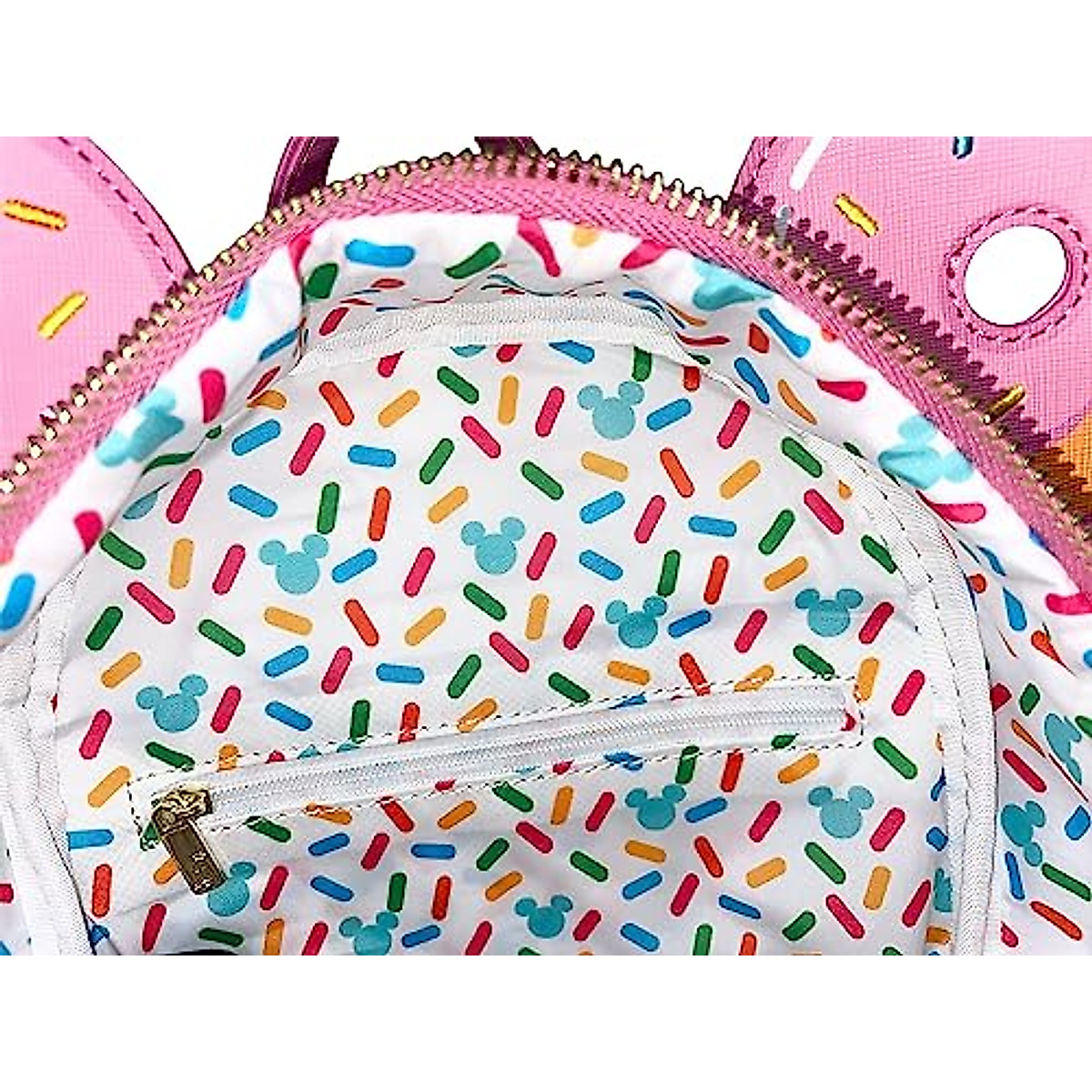 Loungefly Disney Mickey Mouse Cupcakes and Donuts Womens Double Strap Shoulder Bag Purse