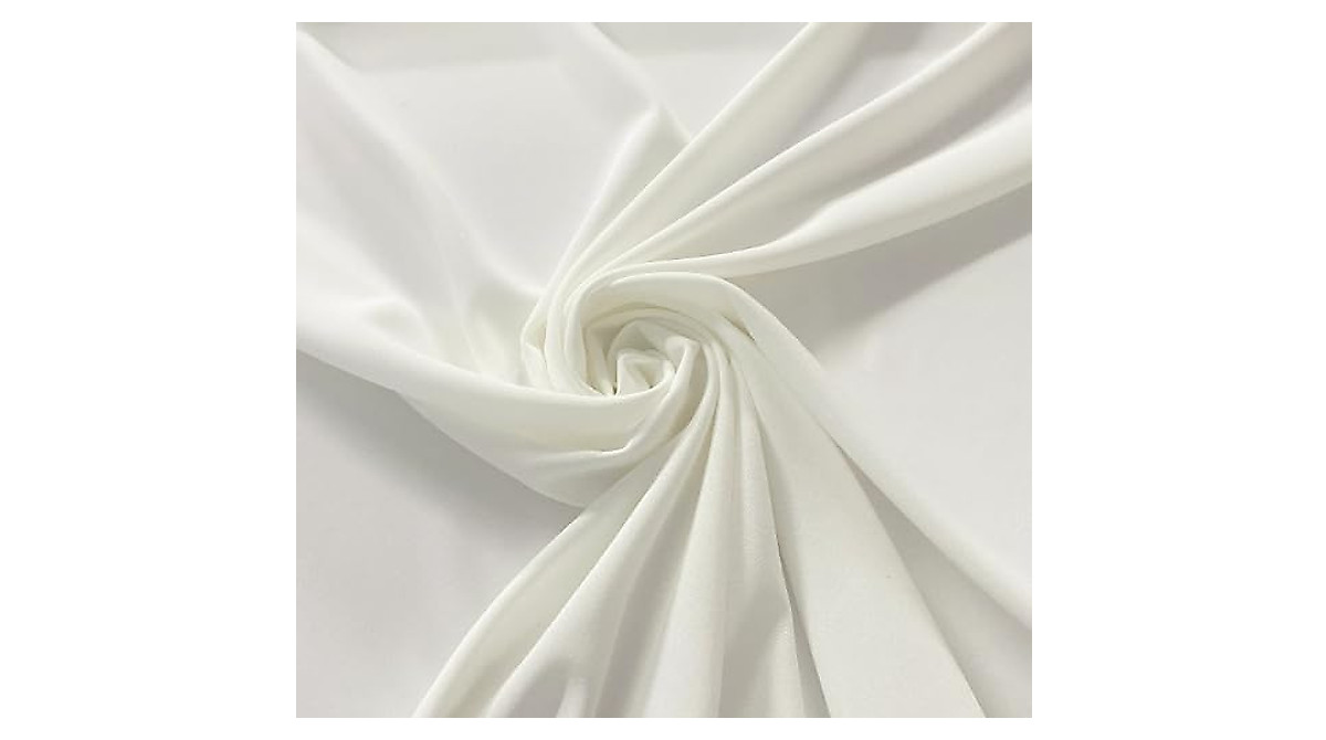 Stretch Crepe Fabric - Versatile 2-Way Polyester Cloth