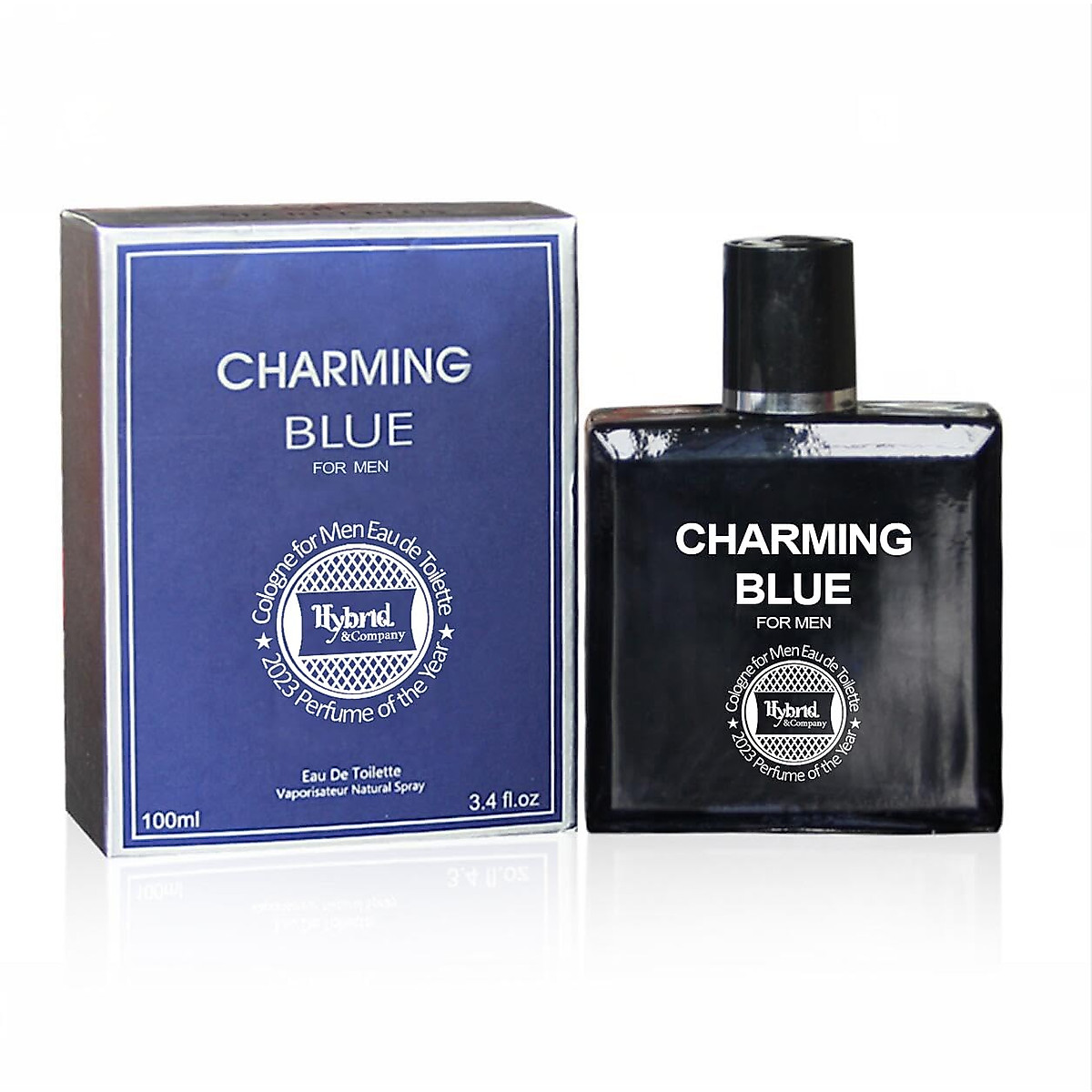Hybrid & Company Charming Blue for men Men’s Classic Scent Perfume Eau De Toilette Spray 100 ML