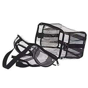 Generic Transparent Lunch Bag, Stadium-Approved, Heavy Duty, Large, Reusable, PVC Material