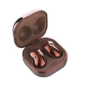 Heave in-Ear Bluetooth TWS Earphone,True Wireless Noise Cancelling Headphones with Mic and Binaural Calls,HiFi Sound Wireless Earphones,Easy to Pair Golden