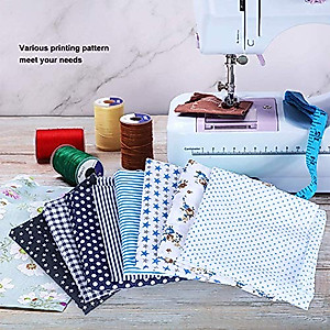 Printed Fabric, Stable Cotton Fabric Eco-Friendly 50x50cm Craft Cloth Kit Soft Touch Breathable for Kids Clothing