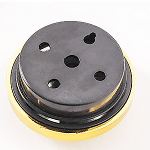 Analog Hygrometer Humidity Gauge & Glass Lens For Smoking Humidity Sensitive Gauge Round Gold