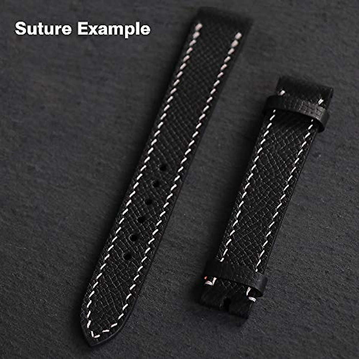 WUTA Sharp French Style Pricking Iron Leather Chisel All-Polished Punching Tool Kits,Obverse 3.85 mm 2 Teeth+8 Teeth