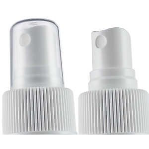 JUVITUS 4 oz Clear Natural Refillable Plastic Squeeze Bottle with White Fine Mist Sprayer - (6 Pack)