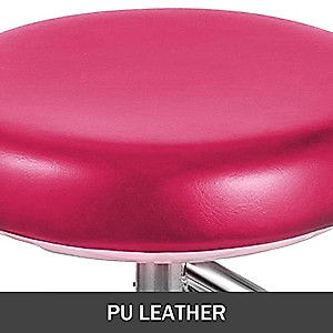 GUNEL Medical Dental Stool Dentist's Chair with Foot Rest and 360 Degree Rotation Armrest, PU Leather Dental Assistant Stool Height Adjustable Doctor's Chair (Color : F)