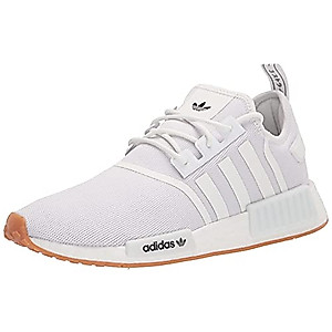 adidas Originals mens Nmd_r1 Sneaker, White/White/Gum, 10.5 US