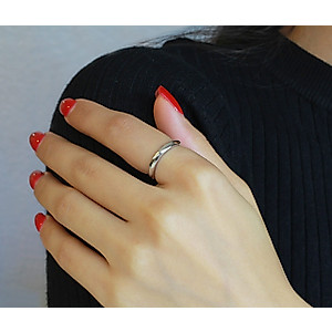 CloseoutWarehouse 925 Sterling Silver Thumb Ring Size 9