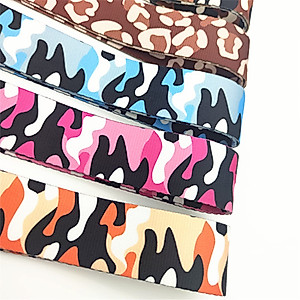 Beacone Purse Strap Replacement Wide Shoulder Strap Adjustable Crossbody Handbag Purse Strap Belt (Cow Pattern-Blue)