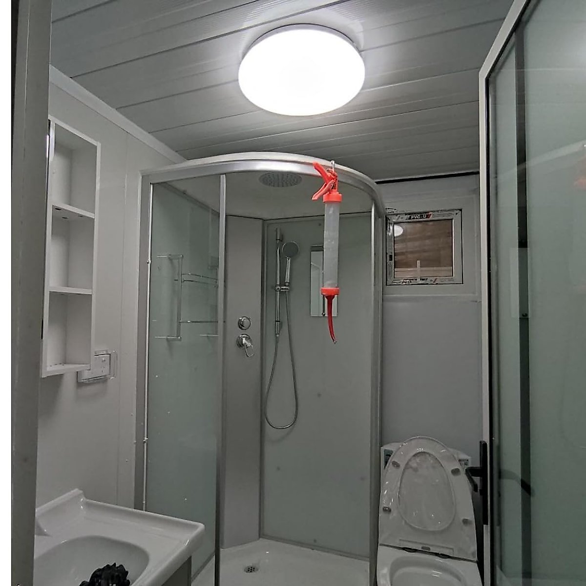 Generic Portable Folding House Container Tiny Homes prefab Home with Toilet, Sink, Shower, Folding Rooms Cabinets, Windows,., Customize