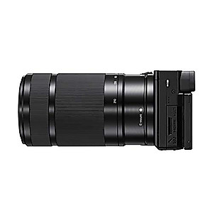 Sony Alpha A6100 Mirrorless Camera with 16-50mm and 55-210mm Zoom Lenses, ILCE6100Y/B, Black (Renewed)