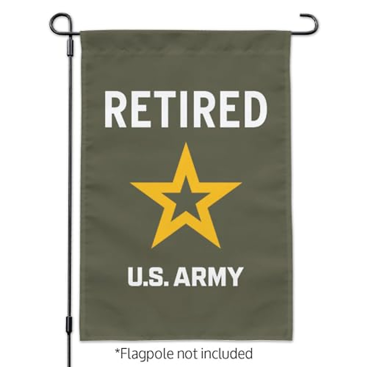U.S. Army Retired Logo Garden Yard Flag