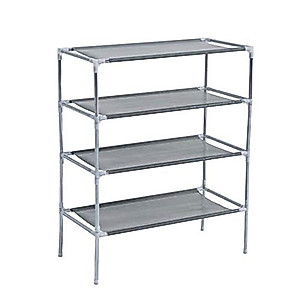 TAZSJG Dustproof Shoes Rack Multi Layer Non-Woven Fabric Shoe Storage Organizer Stackable Shoe Cabinet Assembled