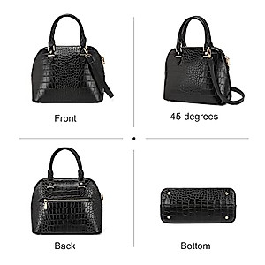 OUKUPA Shoulder Handbag for Women Crossbody Bags Top Handle Satchel Purse Tote Bag Elegant Ladies Handbags Evening Bags Vegan Leather