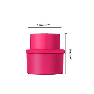 REBABA Fizz Keeper, Bottle Pump Caps, Bottle Stopper, Bottle Saver Stopper, Like A Wine Bottle Stopper, Drink Cap, Fizzy Sealer, Vacuum Soda Cap(Black)