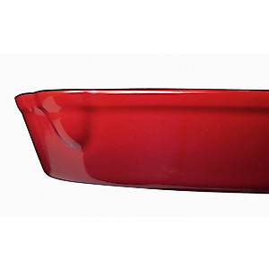 Eternal Living Enameled Cast Iron 8" Fry Pan Red