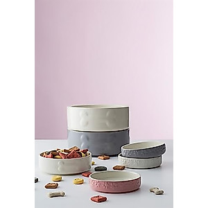 Mason Cash Cat Bowls Bright Coloured Cat Saucer Heavyweight, 13 cm Diameter, Pink