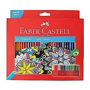 Faber Castell Premium Color Pencils, 60 colour