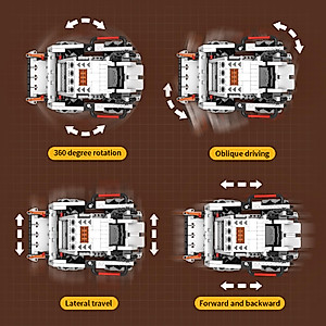 LEPANDA 3 in 1 Remote & APP Control Robotic Dog, STEM Robot Building Kit, RC Toy for Kids Science Learning, DIY Educational Gift Set for Age 8 + Boys & Girls