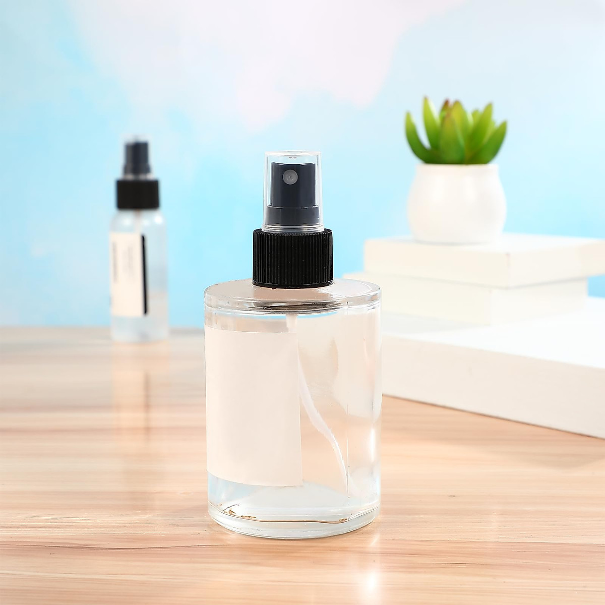 ARTIBETTER 40Pcs Spray Bottle Replacement Pump Oils Spray Tops for Fine Mist Sprayer Cosmetic Spray Bottle Size 24/410(Diameter/Circumference)