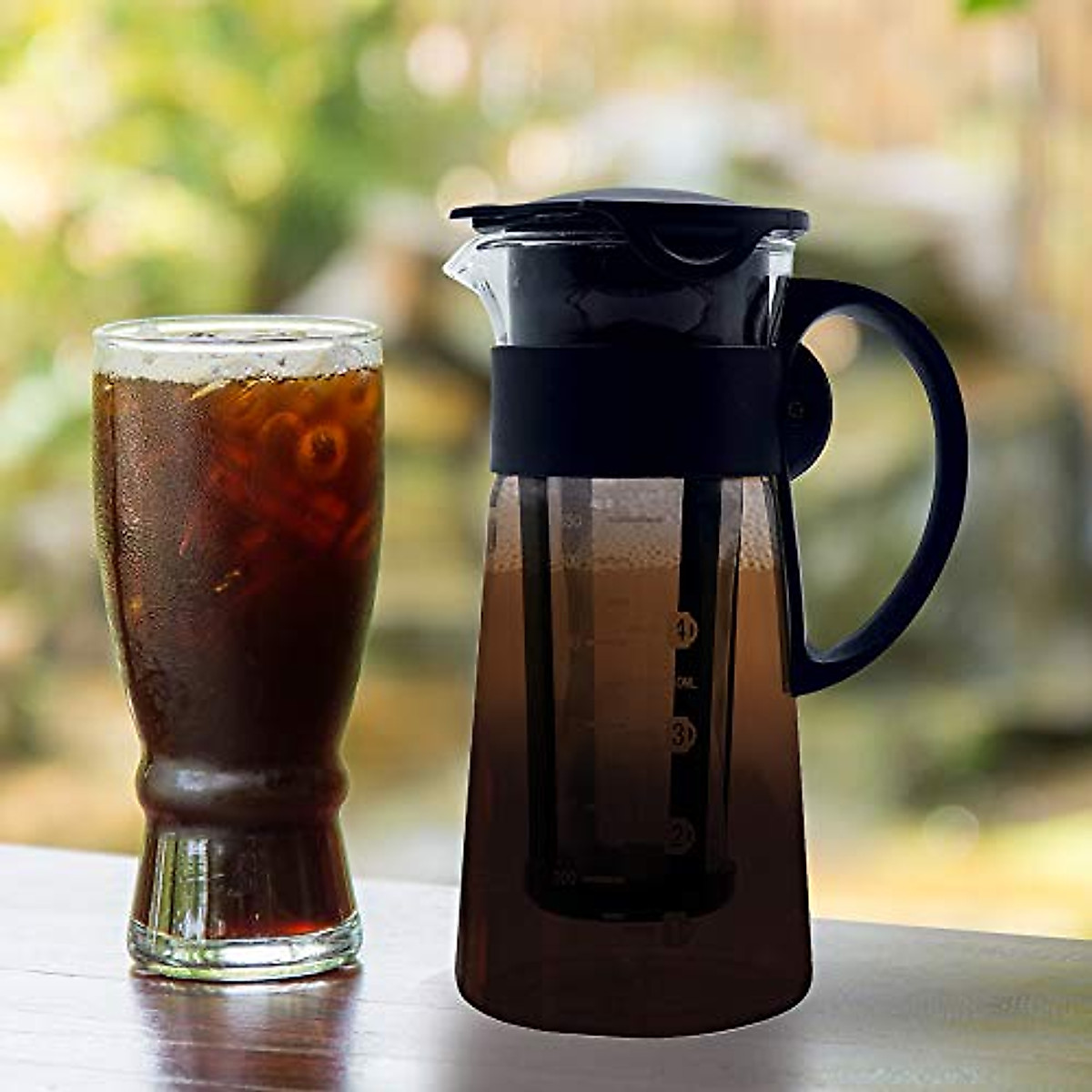 Premium Cold Brew Iced Coffee & Iced Tea Maker with Heat Resistant (650ml)