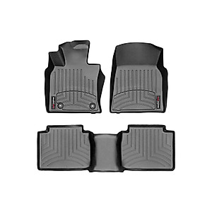 WeatherTech Custom Fit FloorLiners for Toyota Camry - 1st & 2nd Row (441230-1-2), Black