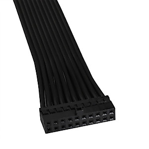 LUORNG 1PC USB 3.0 19/20 Pin Male to USB 3.0 20-pin Female Extender, USB 3.0 Header Extension Cable, Motherboard Adapter