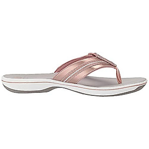 Clarks Women's Brinkley Jazz Flip-Flop rose gold 070 M US