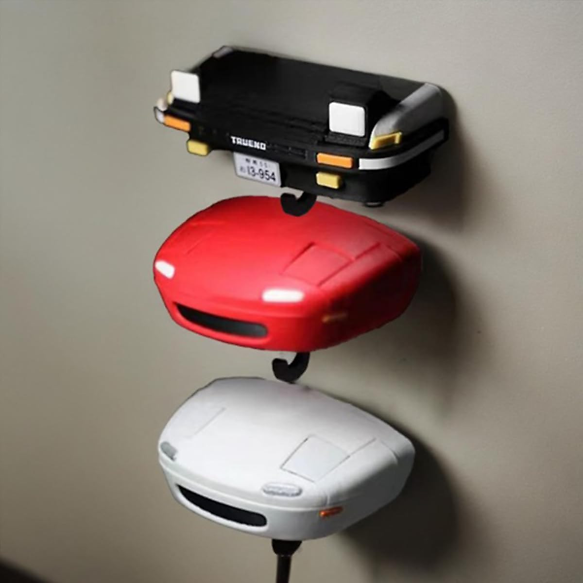 GUANKE Car Open Headlights Key Holder Key Holder Wall Mount Vintage Car Key Holder Key Hanger Unfolds Car Headlights Vintage Style Car Accessories Ideal for Corridor Living Room & Office (Style-C)