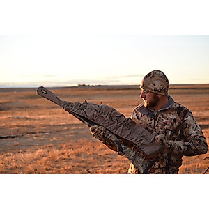 Caldwell Allweather Fast Case Gun Cover with FDE Color, PVC Lined Fabric, Water Resistance and Quick Access Design for Outdoor, Range, Shooting and Hunting, tan