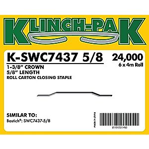 K-SWC7437-5/8 (4M), SWC7437 Roll Staple (4,000 Staples Per Roll) (6 Rolls Per Case) - AXXIS-K-SWC7437-5/8 (4M)