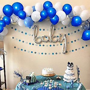 (100 Pack)12 Inch Royal Blue Balloons for Party Decoration. Loritada