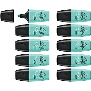 Highlighter - STABILO BOSS MINI Pastellove - Box of 10 - Touch of Turquoise