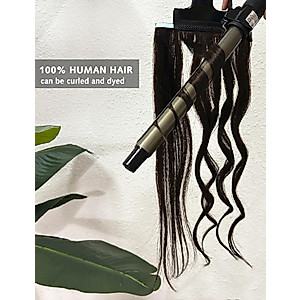 ROSEBUD Tape in Hair Extensions REMY Human Hair, Secure Skin Weft Hair Extensions Seamless 40g/Pack 20Pcs 10 Inch Jet Black Natural