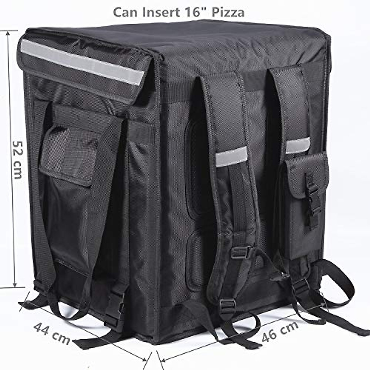 Richway 96L Big Capacity Food Delivery Backpack, Black