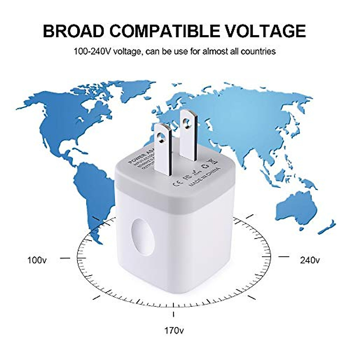 Charging Block, GiGreen 1A USB Wall Charger 3 Pack Single Port Charging Cube Plug Power Adapter Compatible iPhone 14 13 Pro Max 12 11 XS 8 6S SE,Samsung S22+ S21 FE A13 5G S10 S9 S8 A53 A32 A03s,Moto