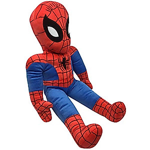 Jay Franco Marvel Super Hero Adventures Toddler Spiderman Plush Stuffed Pillow Buddy - Super Soft Polyester Microfiber, 20 inch (Official Marvel Product)